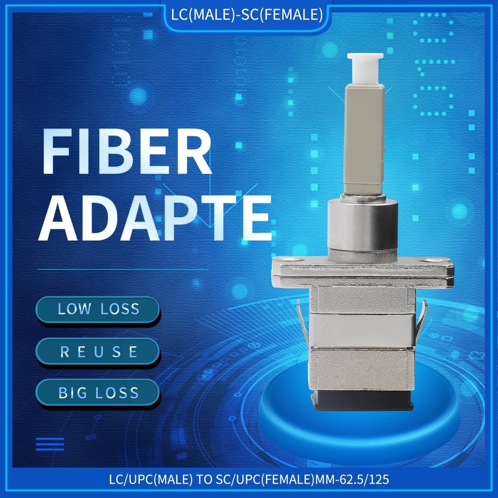 Fiber Hybrid Adapter FC-SC / SC/UPC(Female) to LC/UPC(Male) Single Mode Fiber Style SM-9/125 SC ...
