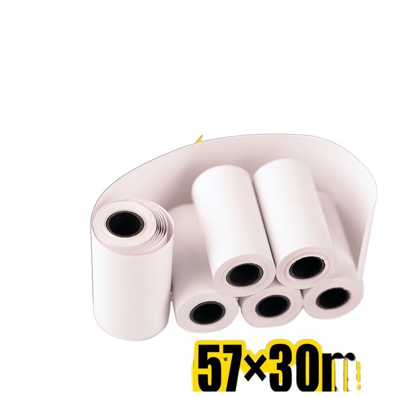 57x30 thermal cash register paper roll printing paper 57*30 cash ...