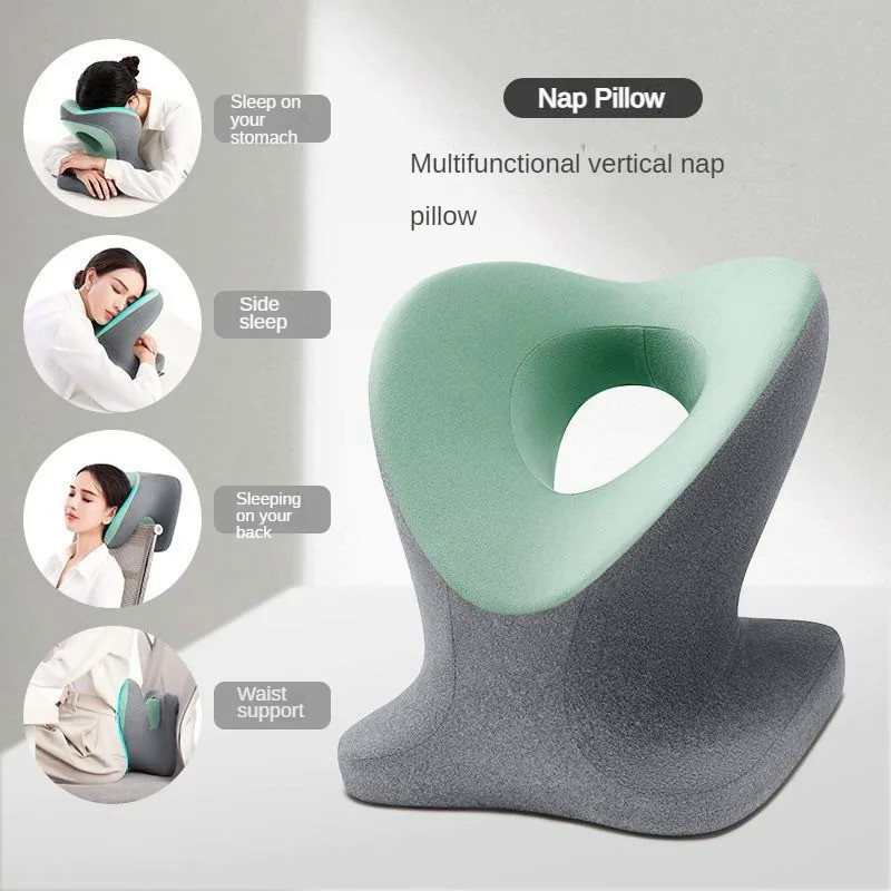 Memory Foam Nap Pillow For Headrest Neck Support Cushions Office Rest ...