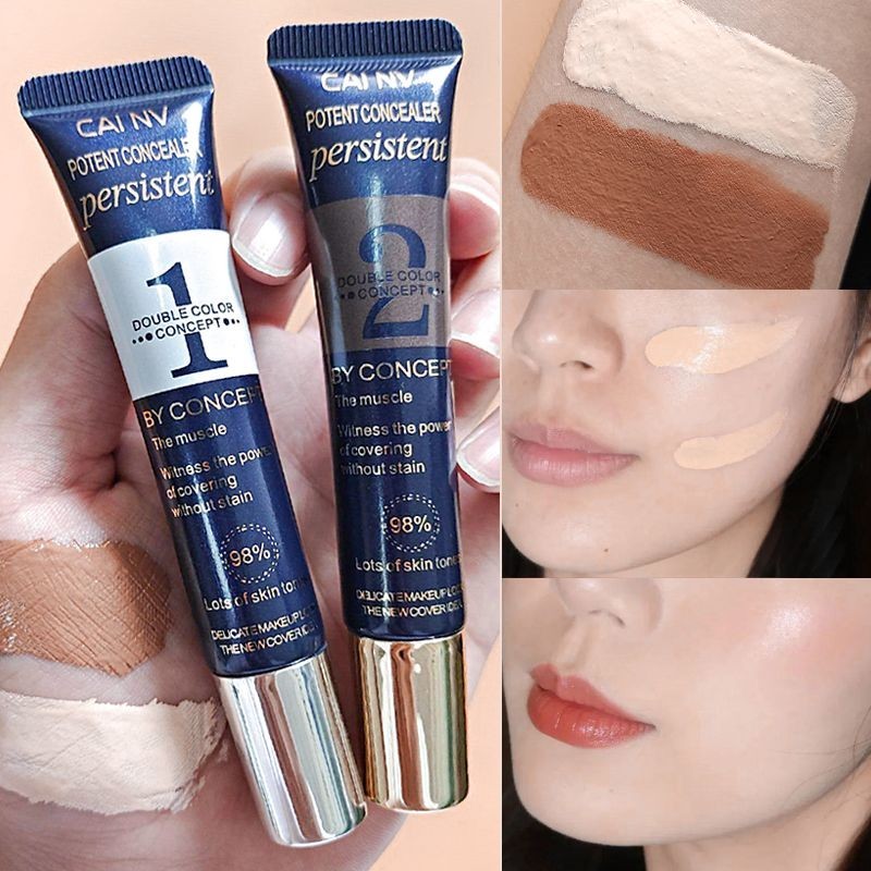 Two-Color Concealer Concealer Concealer Dark Spots on Face Moles Face ...