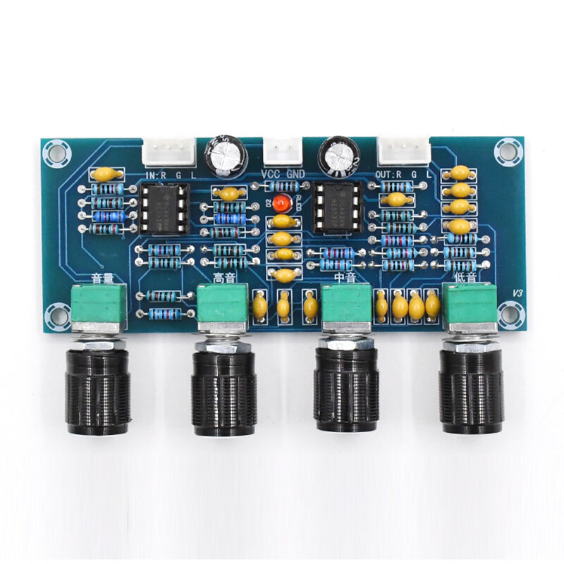 XH-A901 NE5532 Tone Board preamp Pre-amp With treble bass volume adjustment pre-amplifier Tone ...