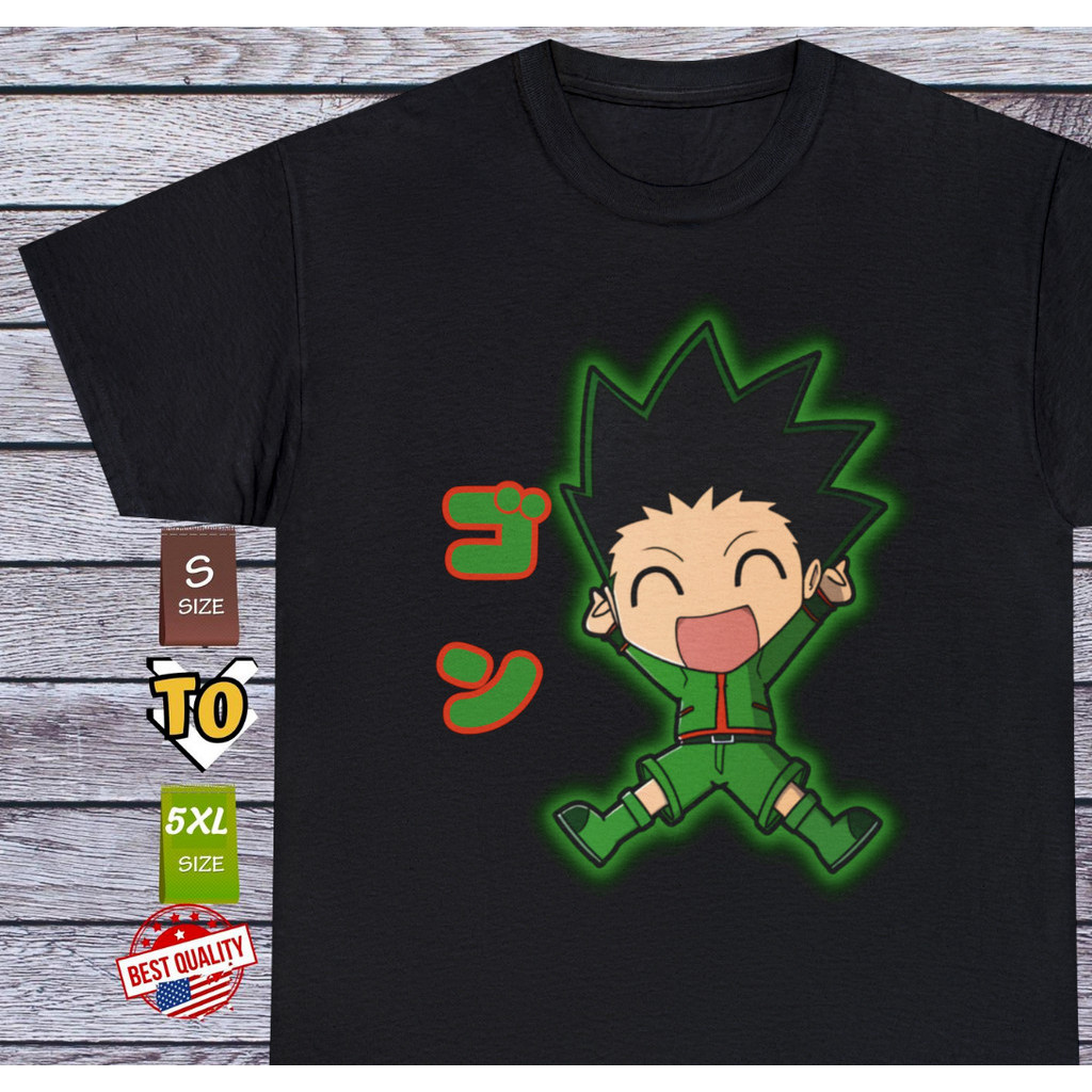 Gon Freecss T Shirt Hunter X Hunter Tee Anime Clothing Manga Cosplay ...