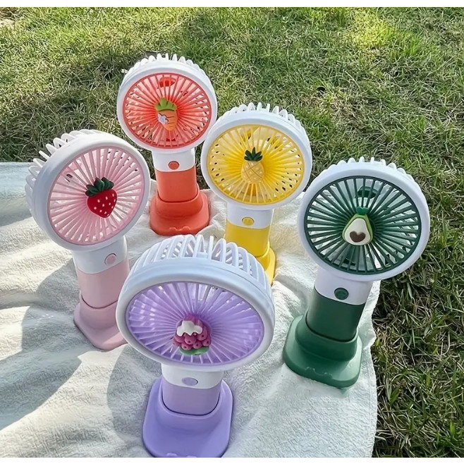 CHAINSHOP Mini Fan Rechargeable USB Handheld Portable Electric Fan ...