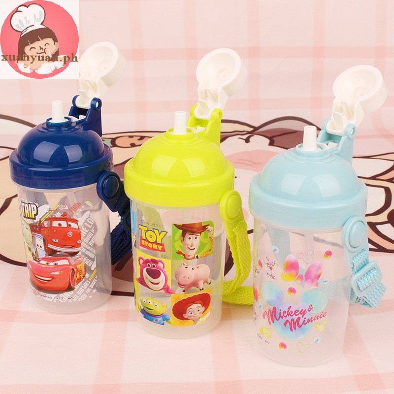 XUAN Disney Cartoon Water Bottle Mickey Minnie Toy Story Cars Kids ...