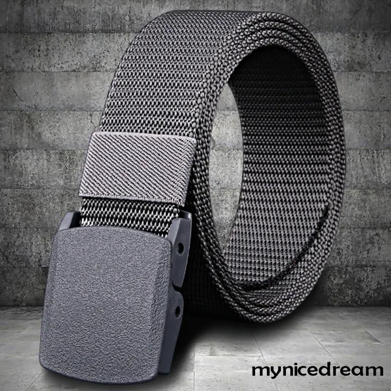 Men Female Belts Military Nylon Adjustable Belt Outdoor Travel Tactical ...