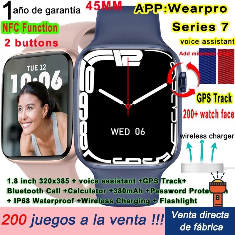 2024 Big sales DT7 Plus /DT7MINI 45mm Smart Watch Function Original ...