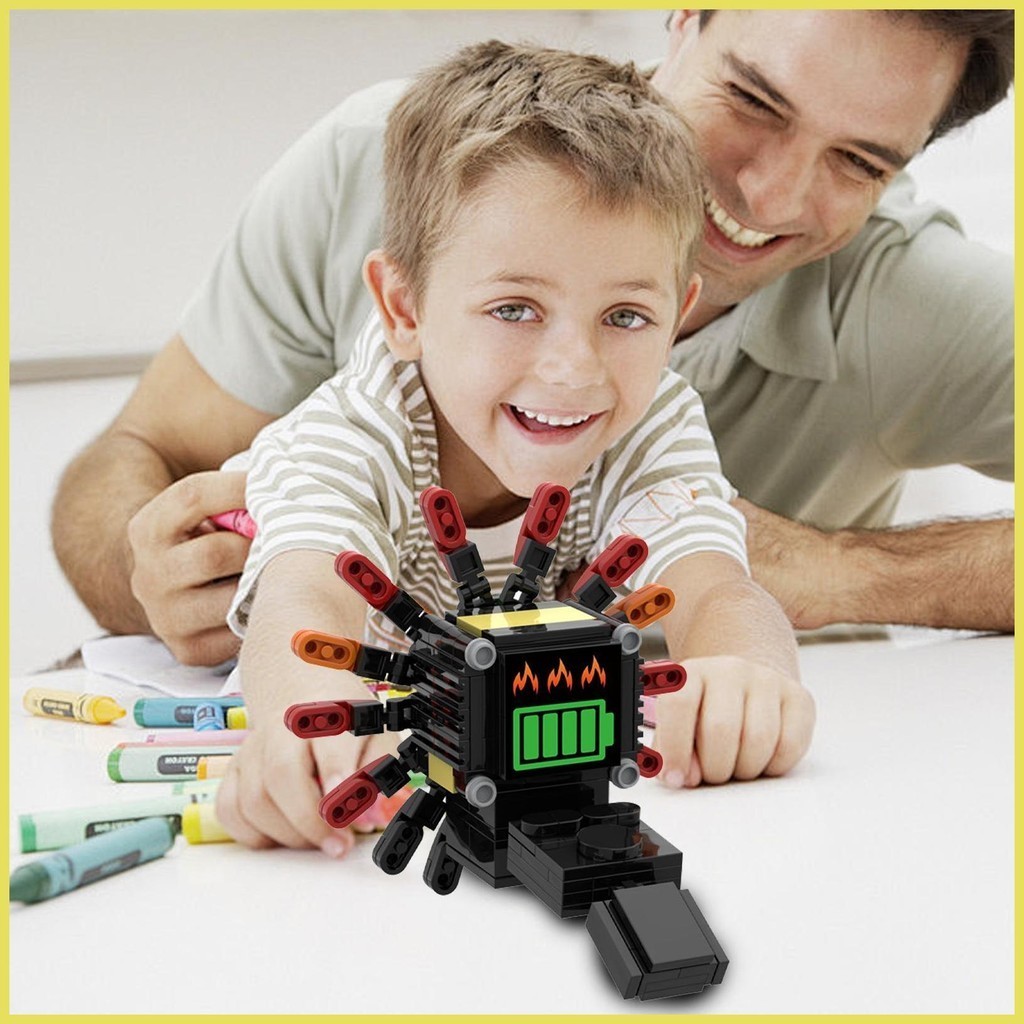 Game Building Set LED Game Assembly Bricks Game Figure Model Game ...