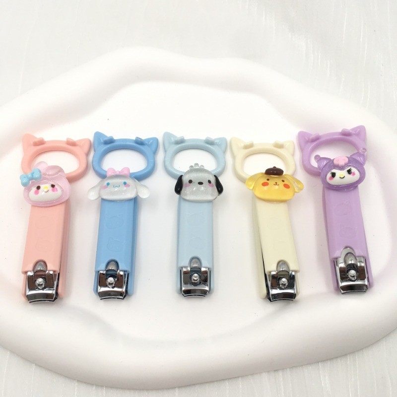Sanrio Cartoon Nail Clippers Anime My Melody Pompompurin Hello Kitty ...