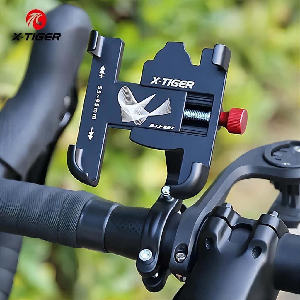 X-TIGER Bicycle Phone Mount Alloy Bicycle Phone Holder 360° Rotation ...