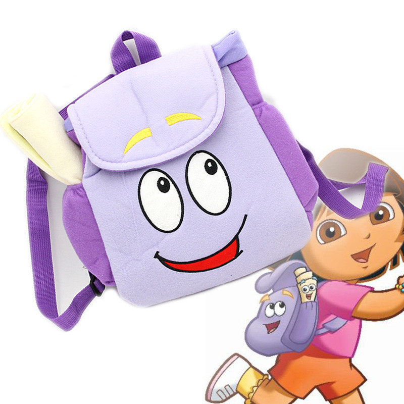 American animated Dora backpack Dora map small backpack cute girl ...
