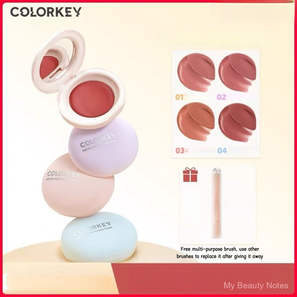 Colorkey Kelaqi Toffee Multi-Purpose Cream Blush Eye Shadow Lipstick ...
