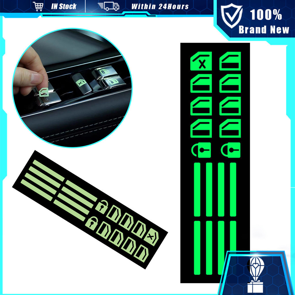 Universal Window Switch Luminous Stickers Night Glowing Fluorescent ...
