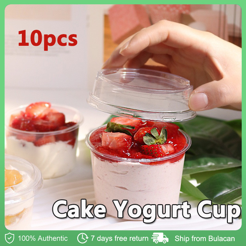 Round Pudding Deli Containers Dessert Container Mousse Mini Cake ...
