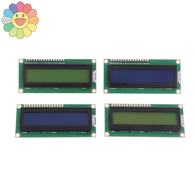 TOMJ LCD1602 1602 LCD Module Blue / Yellow Green Screen 16x2 Character ...