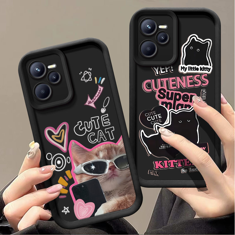 For Realme C35 Case Silicone Soft TPU Shockproof Cartoon Pattern Phone ...