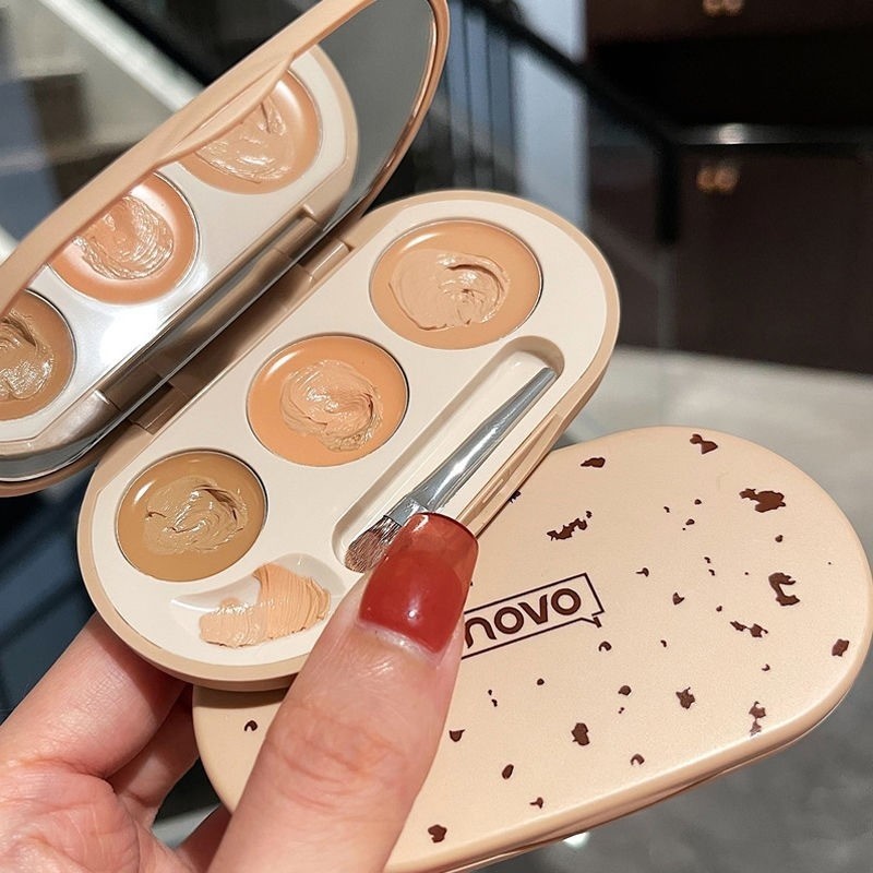 NOVO Tri-Colour Concealer Cosmetics Conceal Pigmentation, Freckles ...