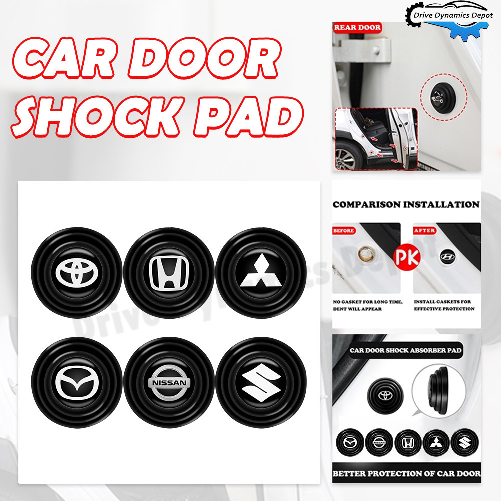 5pcs Car Shock Absorber Gasket Car Door Sound Insulation Car Door Shock ...