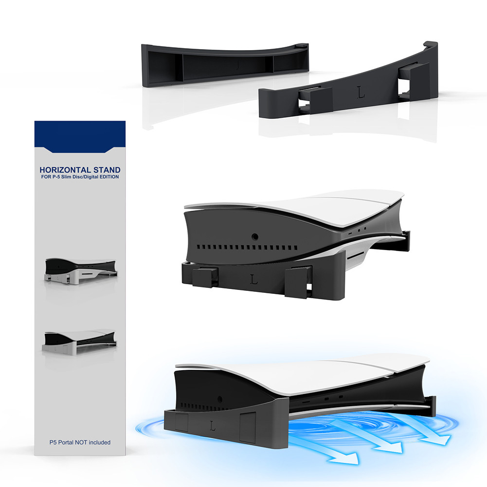 for PS5 Slim Console Holder Horizontal Bracket Stand PS5 Base Stand ...