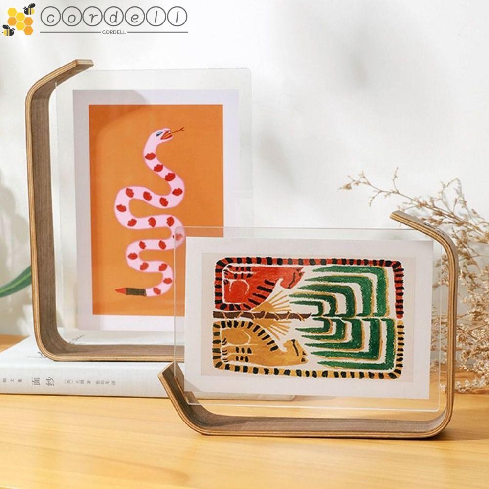 CORDELL Double-side Photo Frame, DIY Clear Acrylic Photo Frame ...