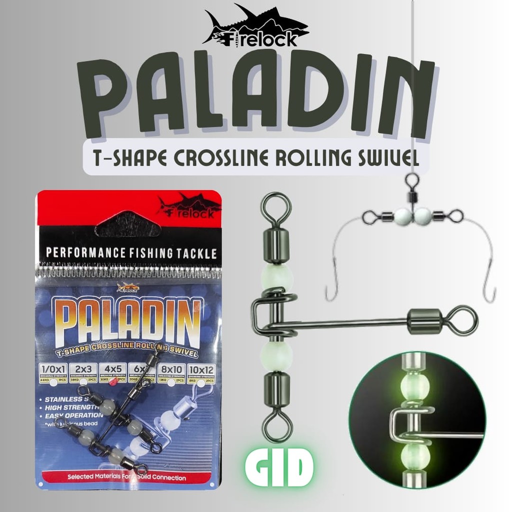 Firelock Rolling Swivel PALADIN - T-Shape Crossline Rolling Swivel ...