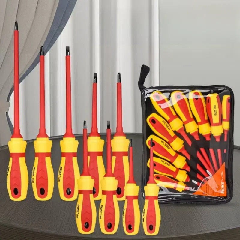 7-in-1 Electrician Screwdriver Set, 500V Insulated CR-V Screwdrivers ...