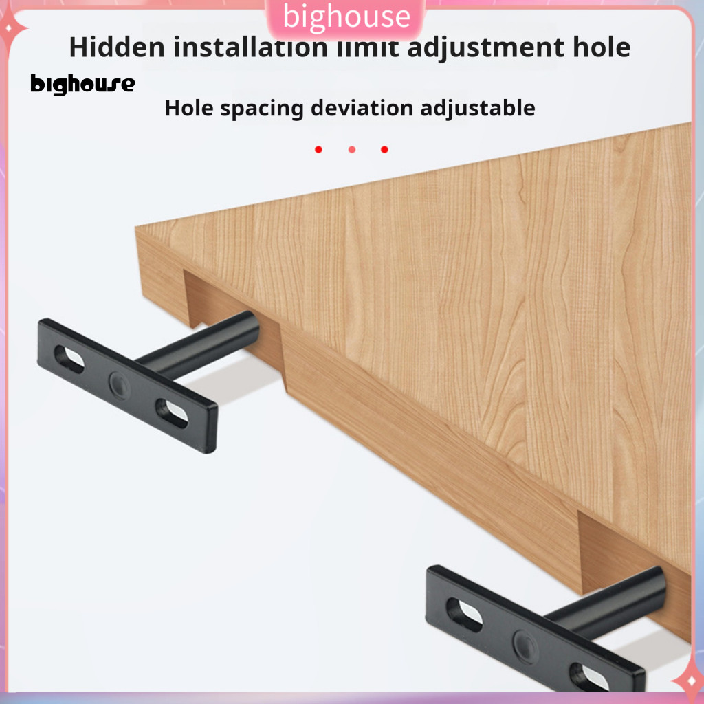 Invisible Shelf Support Bracket Steel Laminate Holder Strong Steel ...
