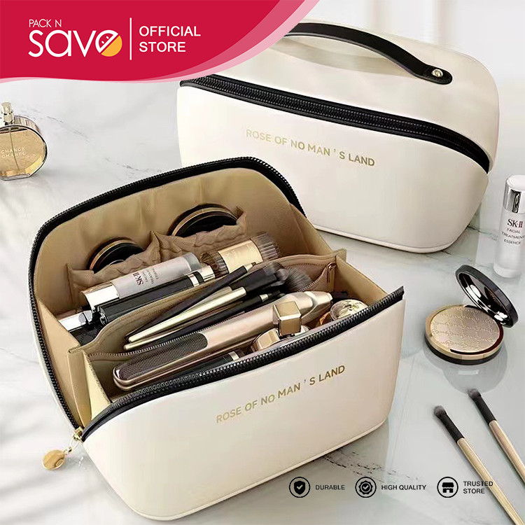 PNS PU Cosmetic Bag Storage Cosmetics Large Capacity Toiletry Travel ...