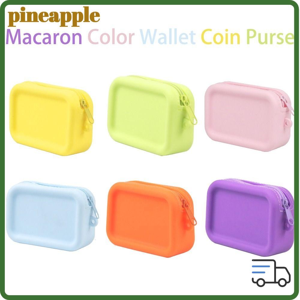 PEAPLE Cosmetic Bag, Silicone Organizer|Color Wallet Coin Purse, Simple ...