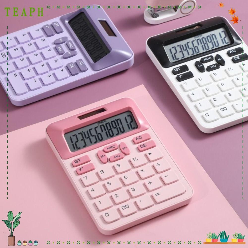TEAPH Scientific Calculator, &Battery Dual Power Supply Math Calculator ...