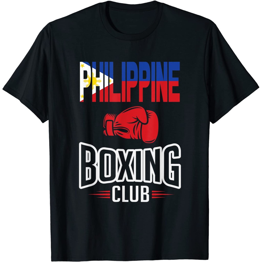 Philippine Flag Boxing Club Filipino Pinoy Cotton T-shirt | Shopee ...
