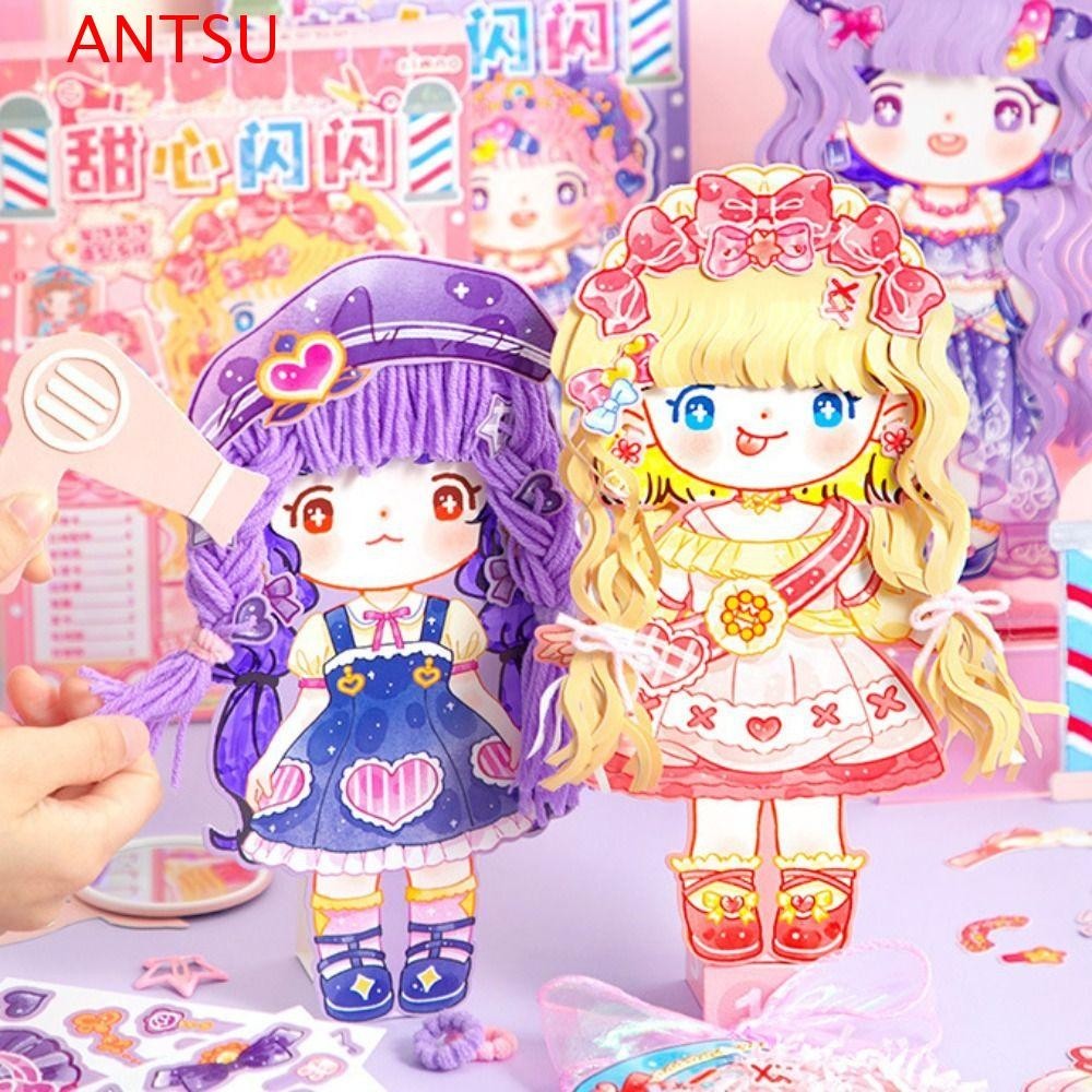 ANTSU DIY Paper Hairstyles Toy, Activity Montessori Girls Hair Stylist ... ANTSU DIY Paper Hairstyles Toy, Activity Montessori Girls Hair Stylist ...