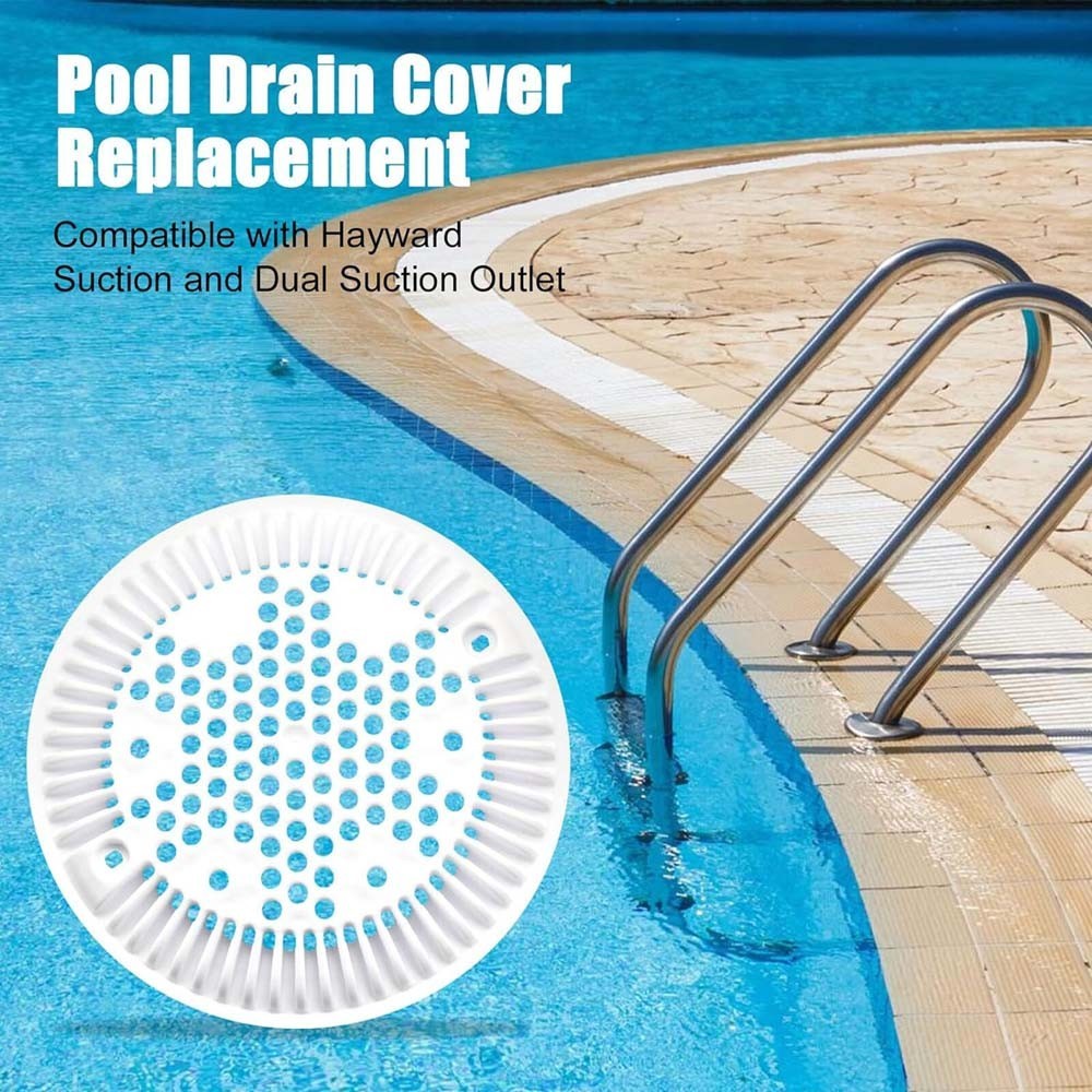 Main Pool Drain Cover Smooth Drainage Strainers Anti-Vortex Pool Drain ...