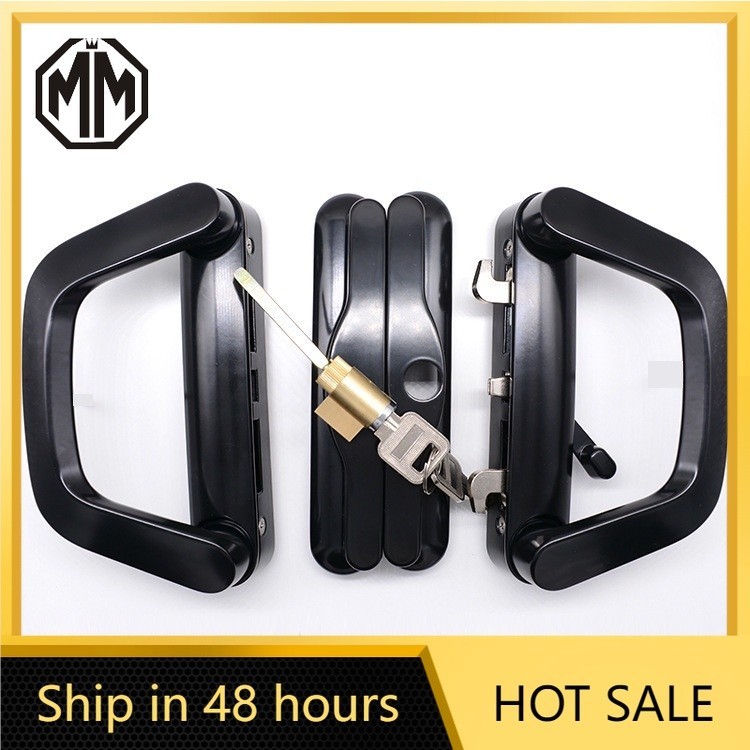 luxury door handle solid 900 series{single}{double}(white/black ...
