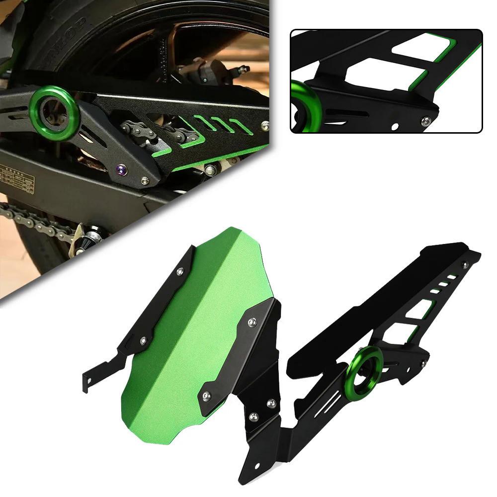 Ninja 250/ 400 Motorcycle Rear Fender Chain Guard Cover Mudguard For ...