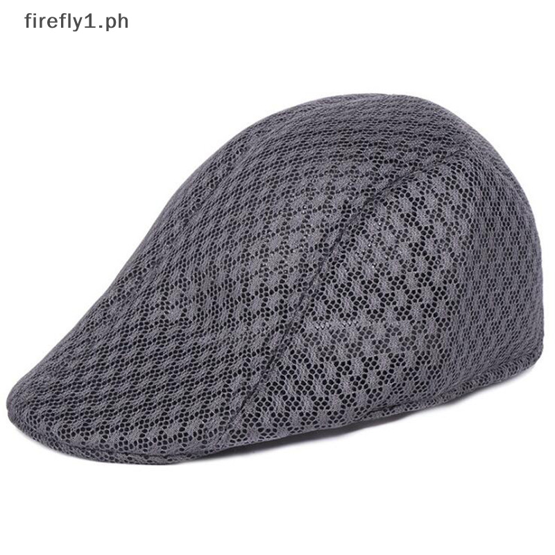 [Firefly] Duck Mesh Summer Cap Mens Ivy Hat Golf Driving Sun Flat ...