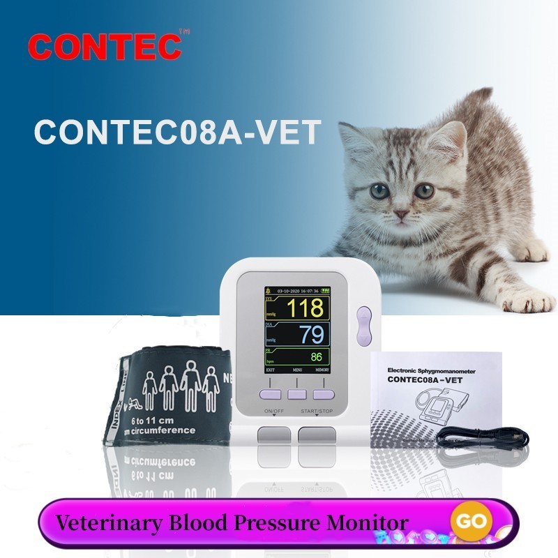 FF-CONTEC08A-VET Veterinary Blood Pressure Monitor SPO2 sensor Probe ...
