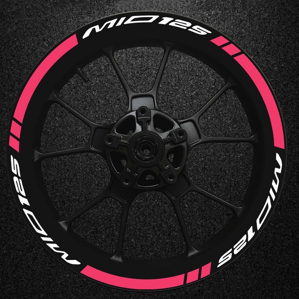 Yamaha Mio 125 Rim Sticker Mags Decals for Motorcycle Hub Reflective ...