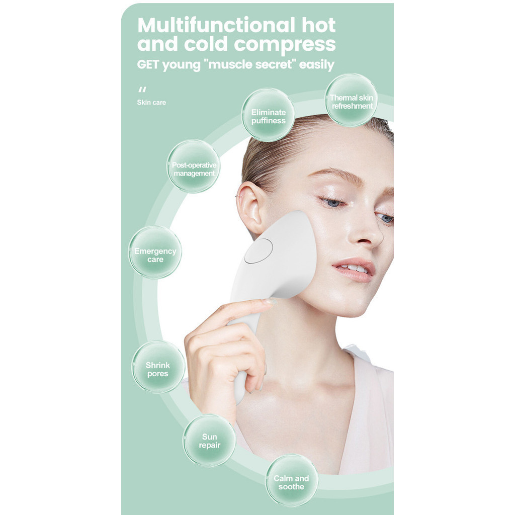 Ice Compressor Facial Massage Beauty Instrument Hot Compress Importer ...