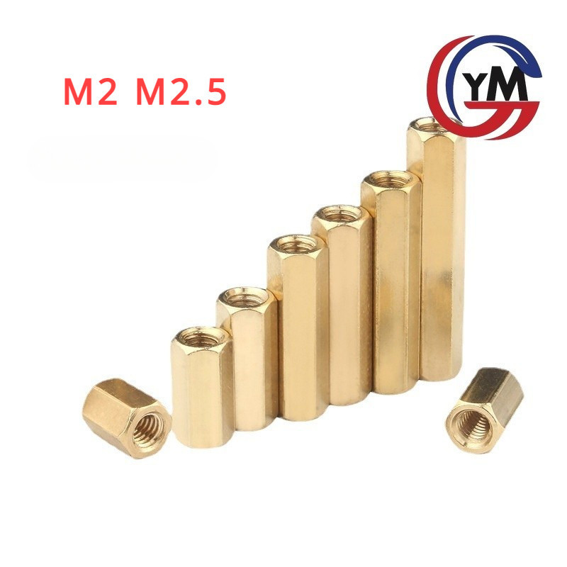 [YMH] Double-way Hexagonal Copper Column Double-Headed Isolation Column ...