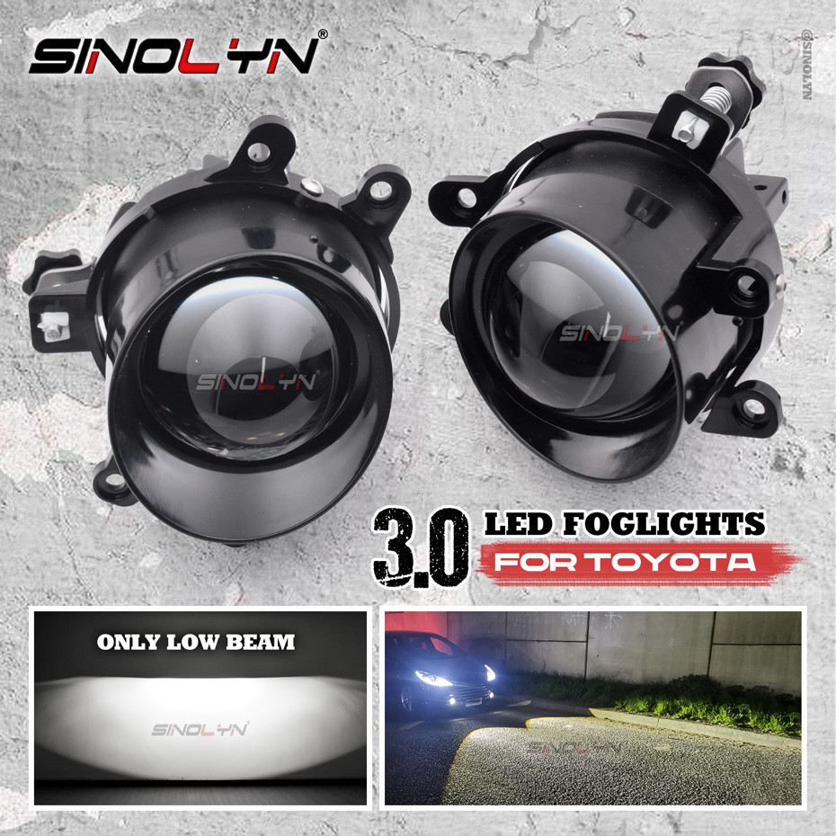 H11 LED Fog Lamp Fog Light For Toyota Vios Hilux Avanza Corolla Altis ...