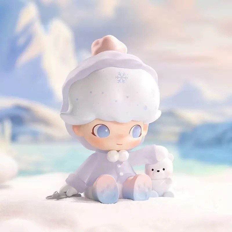 Warm Polar Bear DIMOO POPMART Animal Kingdom Series Doll Garage Kit ...