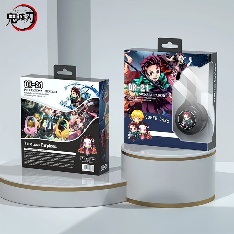 New Arrival Demon Slayer Cartoon Anime Ollaboration Bluetooth Earphones ...