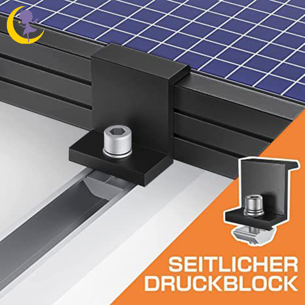 Solar end clamp solar module holder 30 mm solar module attachment ...