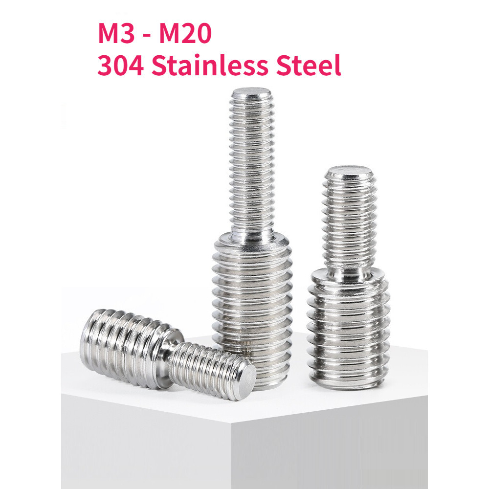 304 Stainless Steel M3 M4 M5 M6 M8 M10 M12 M14 M16 M20 Thread Adapter ...