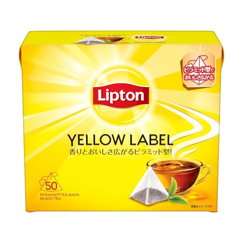 Lipton black tea Yellow Label, 50 bags x 6 boxes [Father's Day] Limited ...