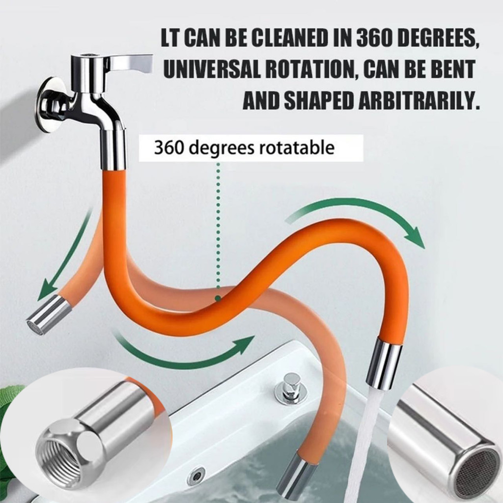 30ml/50ml Faucet Extension Hose Lengthening Anti-splash Water Extension ...