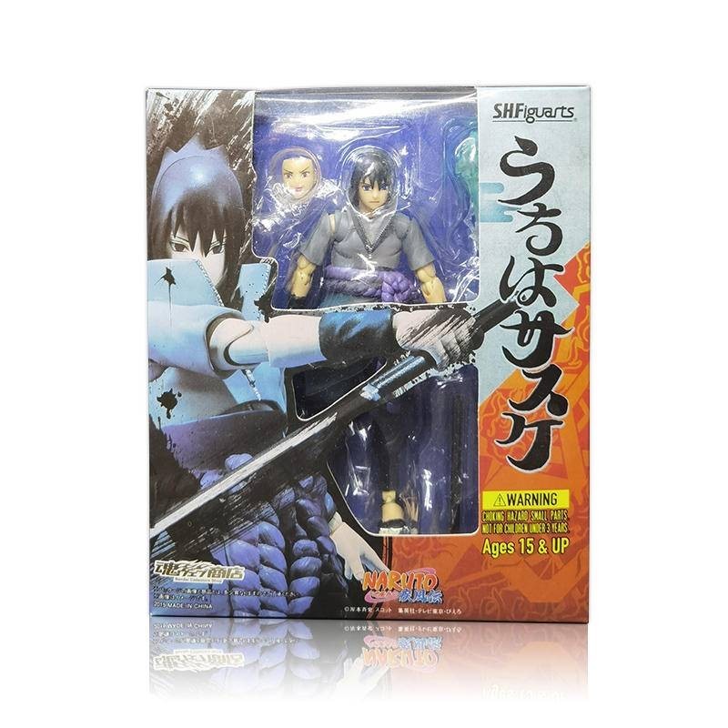 Shf Naruto Uchiha Sasuke Change Face Can Do-it Toy Puppet Model ...