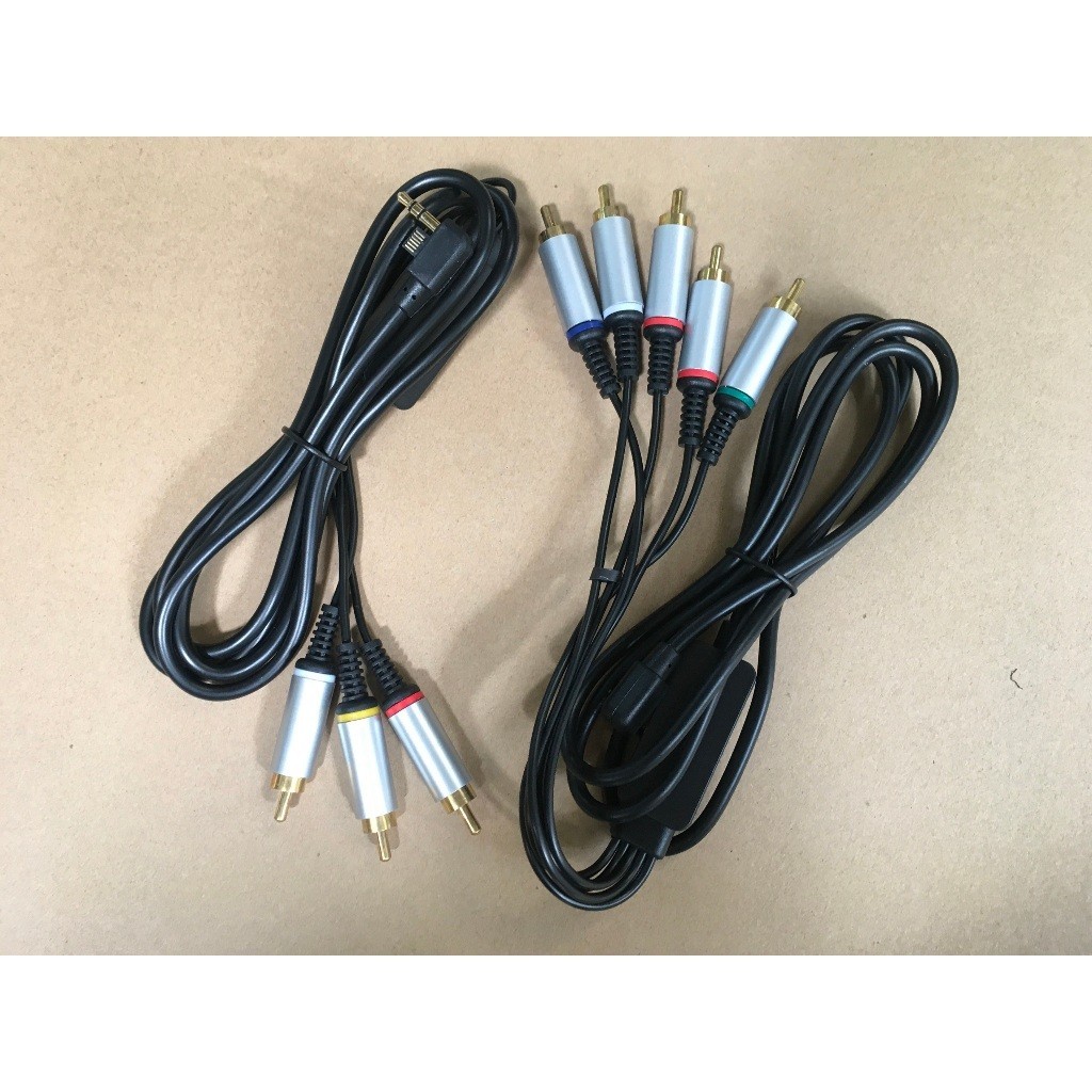 Component AV Cable Outputs Video to TV for PSP Slim 2000 3000 | Shopee ...