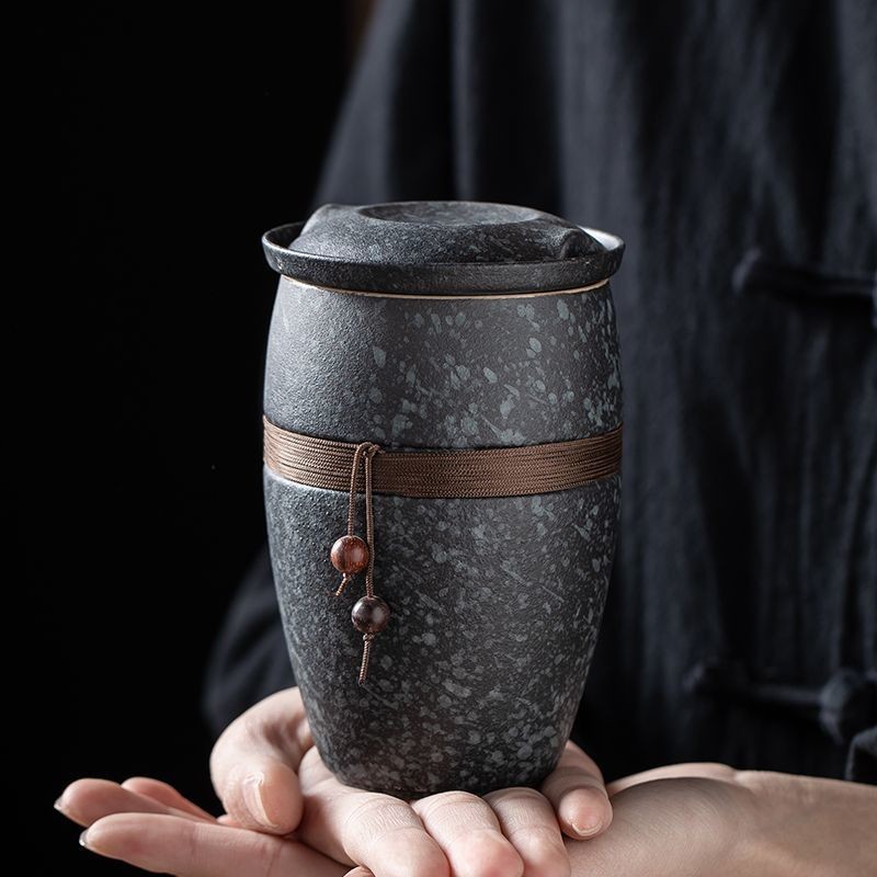 Tea Separation Tea Cup with Lid Filter Tea Cup Office Cup Ceramic ...