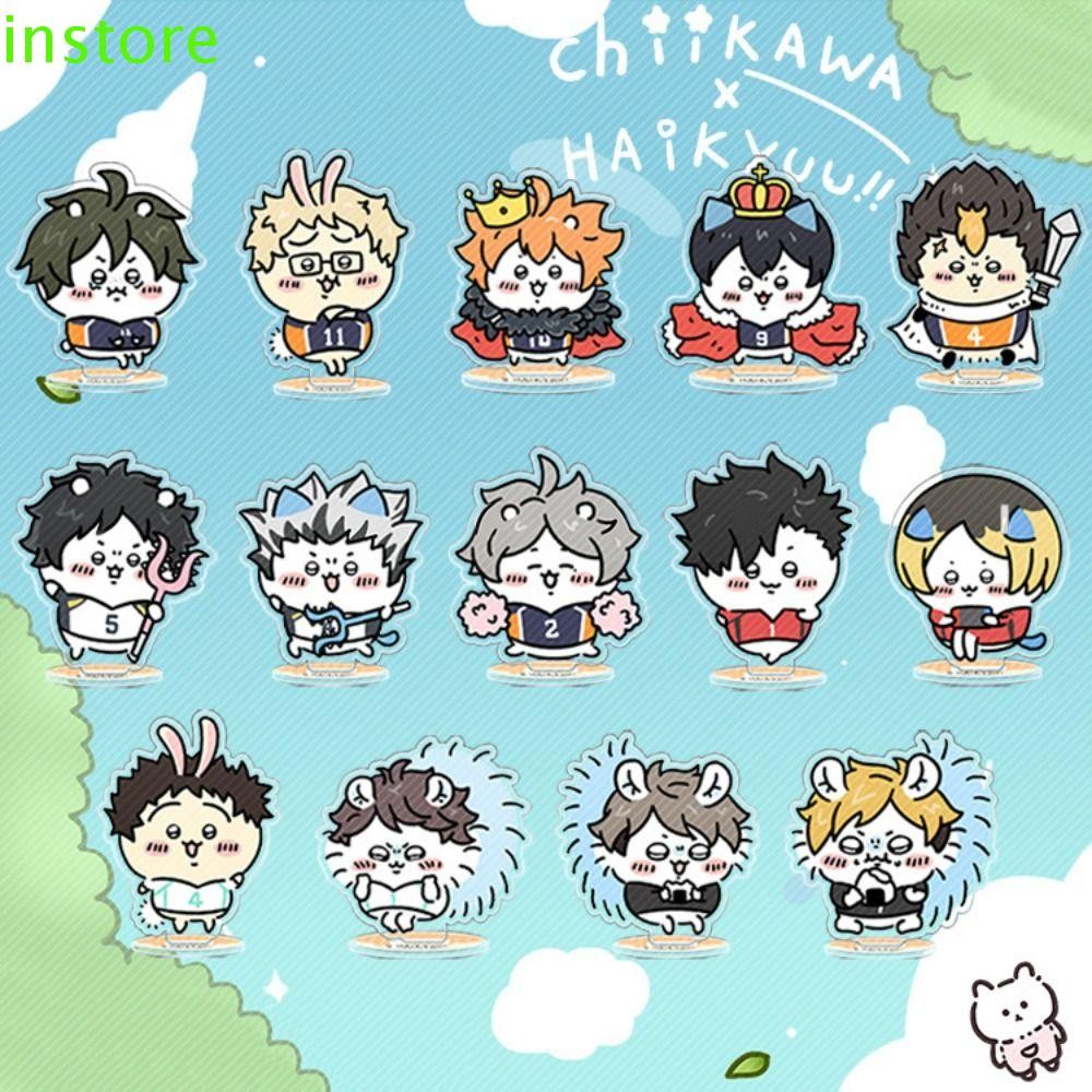 INSTORE Haikyuu Mini Figure Model, Kageyama Tobio Kei Tsukishima To The ...